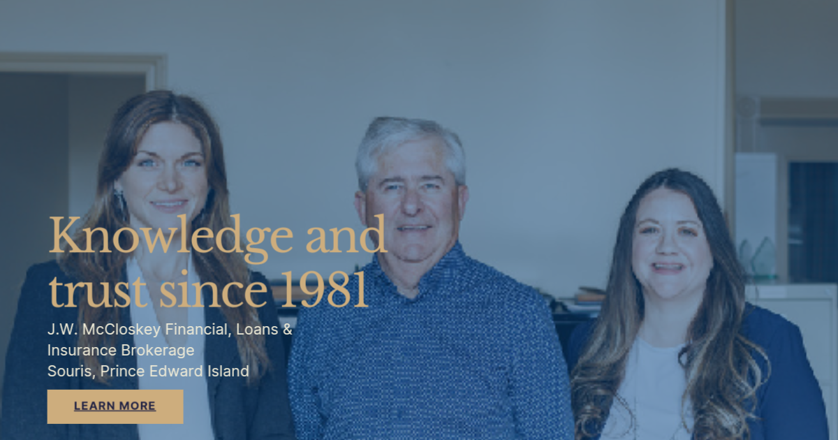 JW McCloskey Financial website